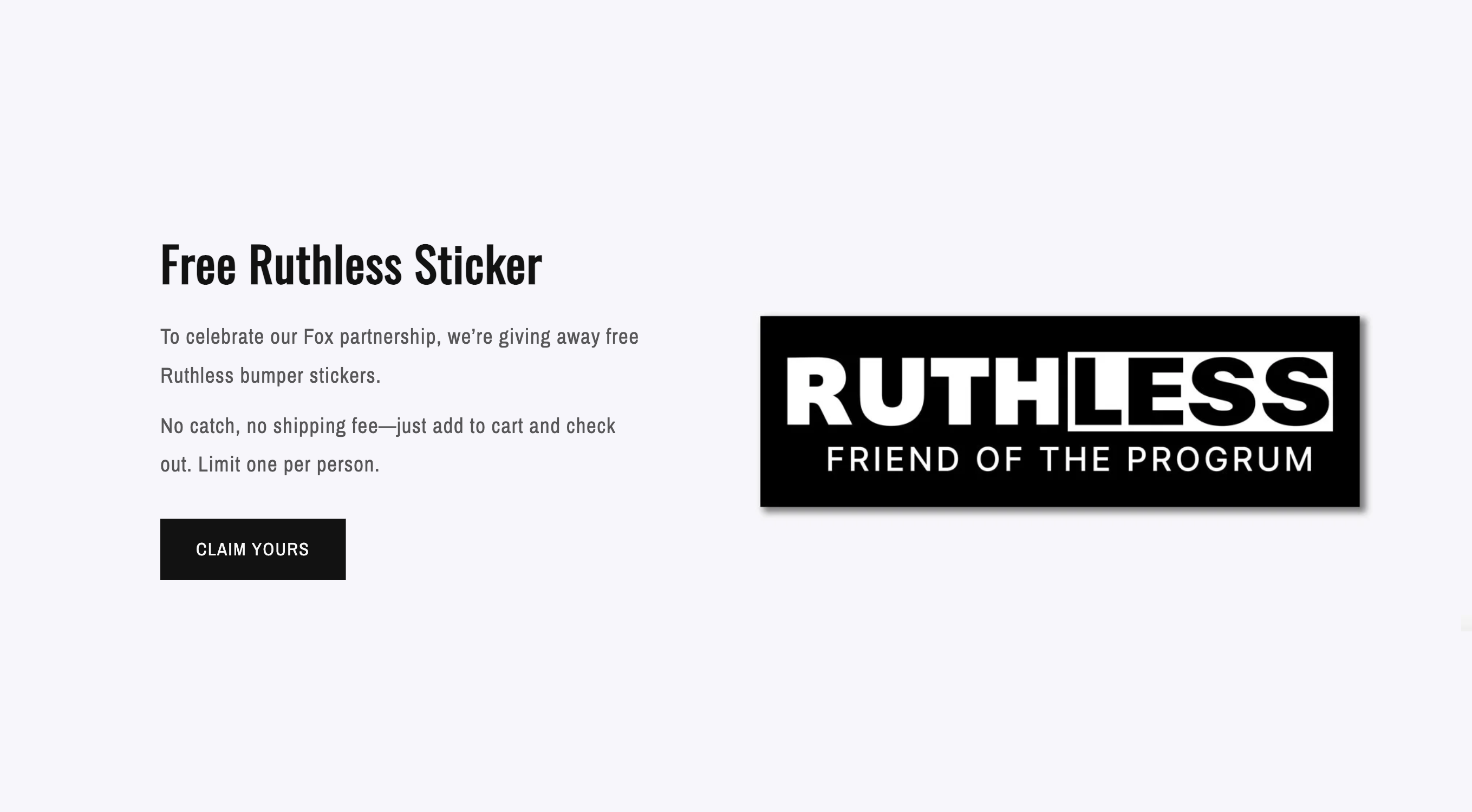 Ruthless Podcast Store